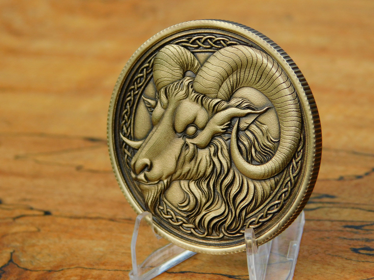 Baphomet Coin – Bergk's Metal Works